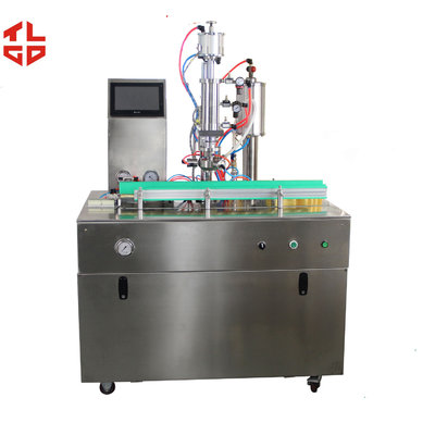 HCFC Refrigerant Aerosol Can Filling Machine , Automatic Aerosol Filling Machine