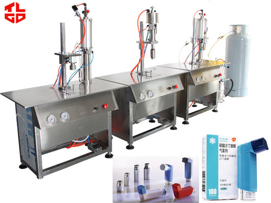 Aerosol Spray Filling Machine for Pharmaceuticals Dose Inhaler