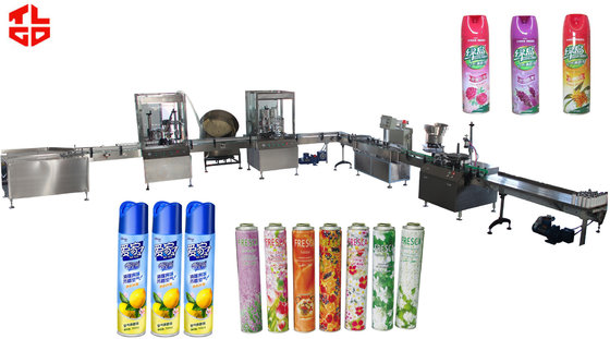 Aerosol Filling Equipment For Deodorant / Air Freshener