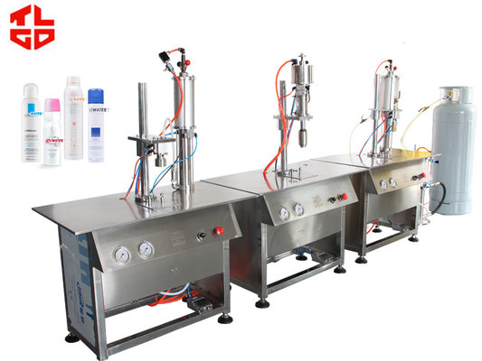 Cosmetic Spray Aerosol Filling Machine, Aerosol Can Spray Filling Machine