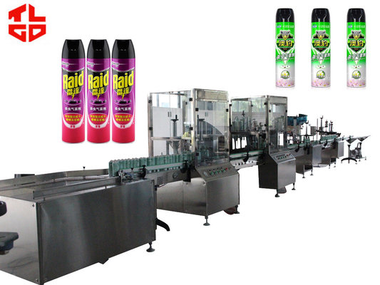 Aerosol Spray Filling Machine for Insecticide Pesticide