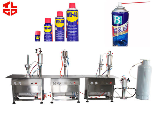 Semi Automatic Aerosol Can Filling Equipment