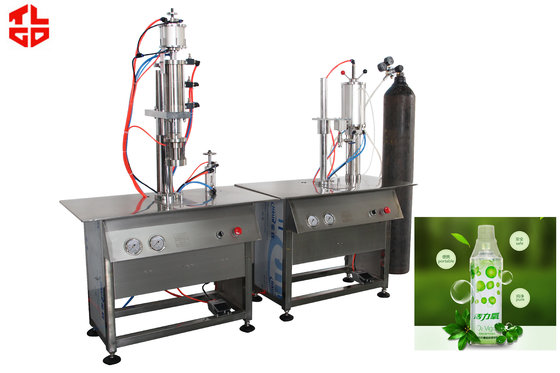 Semi Automatic Aerosol Can Filling Equipment For Oxygen Fresh Air Spray