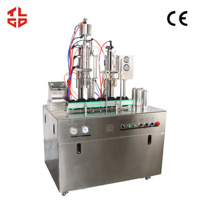 PLC System Automatic Filling Machine For Canned Fresh Air 600-800cans/Hr