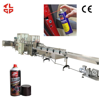 20CBM Automatic Aerosol Filling Machine , Spray / Aerosol Paint Can Filling Machine