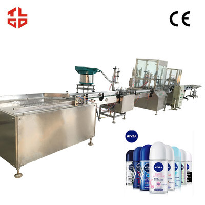 Automatic Body Spray Aerosol Filling Production Line, Aerosol Can Filling System
