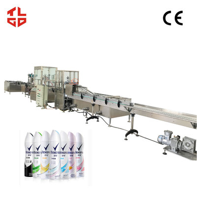 Automatic Aerosol Filling Line for  Perfume / Body Spray / Deodorants