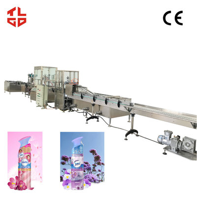 Automatic Aerosol Filling Machine For Tin Plate Cans Cans Air Freshener Spray