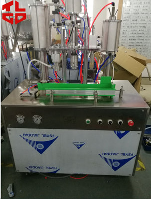 Hair Spray Mousse Aerosol Spray Paint Filling Machine 0.65-1.0mpa Working Pressure