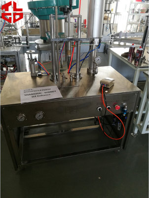 Dashboard Cleaner & Polish Spray Carbureter Cleaning Agent Aerosol Filling Machine Semi Automatic High Efficiency