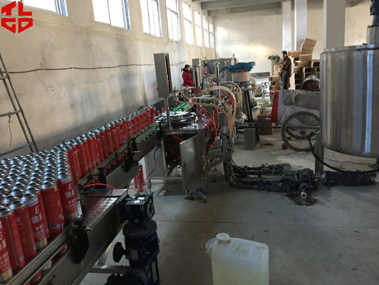 Precision Automatic Aerosol Filling Machine for Mosquito Insect Killer 800-1100 cans/hour