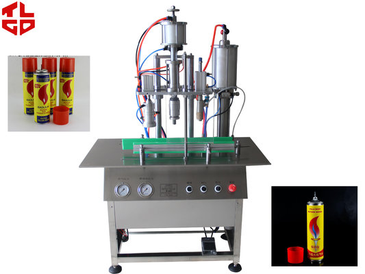 Semi Automatic LPG Gas Filling Machine / Butane Gas Refilling Machine High Speed