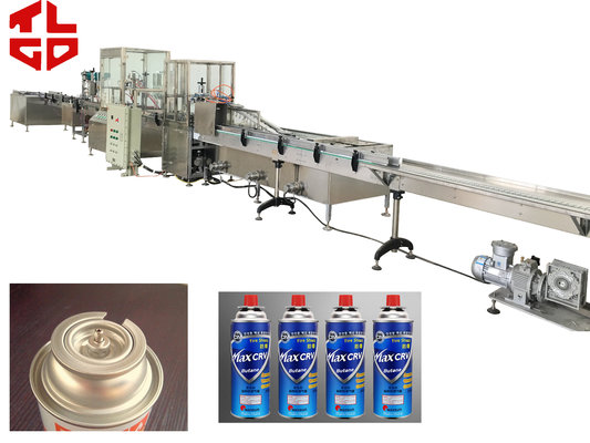 Cartridge Cassette / LPG Gas Filling Machine , Butane GasCan Filling Equipments