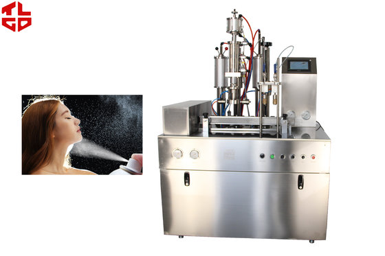 Evian Spray, Sunscreen Spray Semi-Automatic Bag On Valve Filling Machines