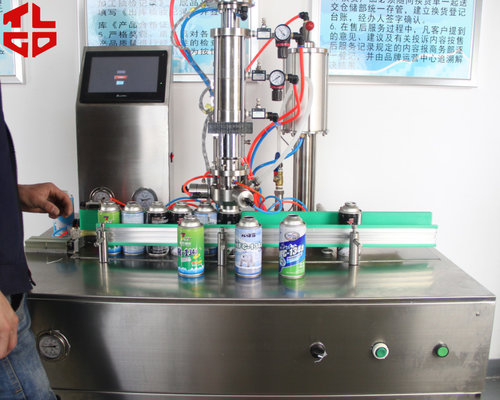 Semi-automatic under cap vacuum filling machines, Freon Gas Filling Equipments