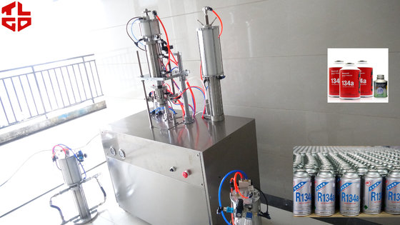 Performance Under Cap R134A Refrigerant Filling And Recovery Machines Semi Automatic