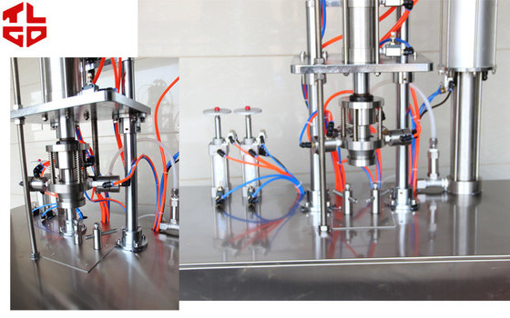 Stainless Steel Aerosol Spray Filling Machines For Freon F12 F22 R134a HFC-134a Gas