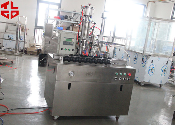 Automatic Bag On Valve Aerosol Filling Machine 316 Stainless Steel Material
