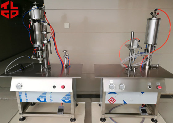 Semi-Automatic Bag On Valve Aerosol Filling Machines for Avene Cosmetic Sprays