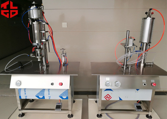 Semi-Automatic Bag On Valve Aerosol Filling Machines for Avene Cosmetic Sprays