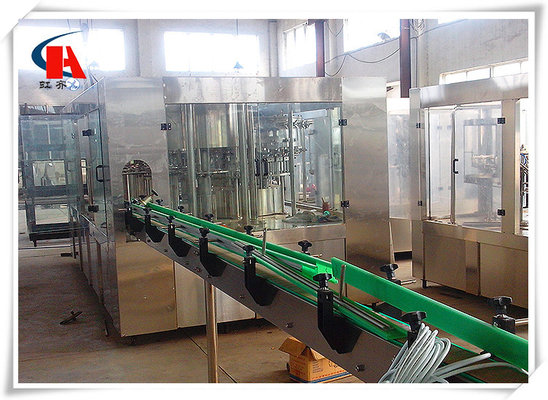 Ice Tea Automatic Liquid Filling Machine 16000 - 20000BPH Output For Plastic Bottles