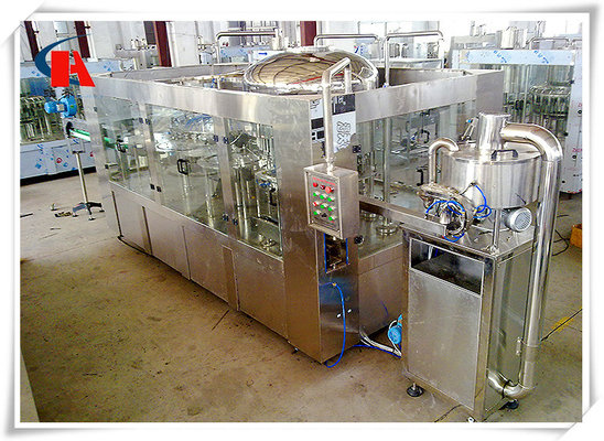 3 In 1 PET Bottled Automatic Liquid Filling Machine 0.6MPa Air Consumption