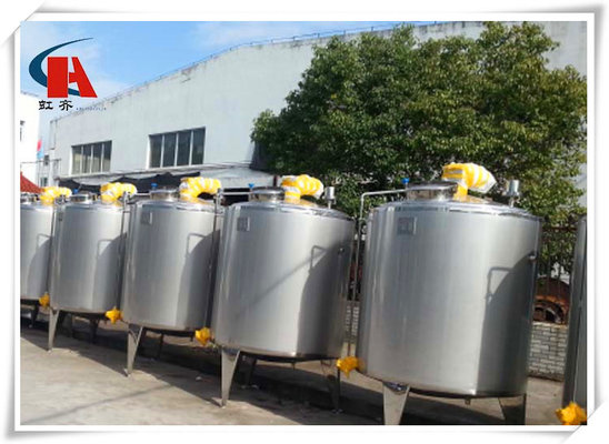 400L Stainless Steel Tanks Square High Shear Emulsifying Tank In Production Line