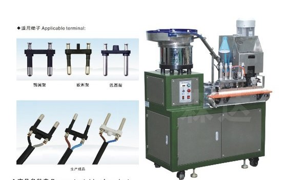 Brazil 2 Round Pin Auto Plug Insertion Machine 0.5-0.8mpa Pressure