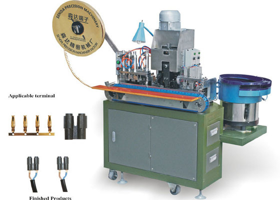 IEC C7 Power Cords Terminal Crimping Machine 50Hz 0.5 - 0.8Mpa