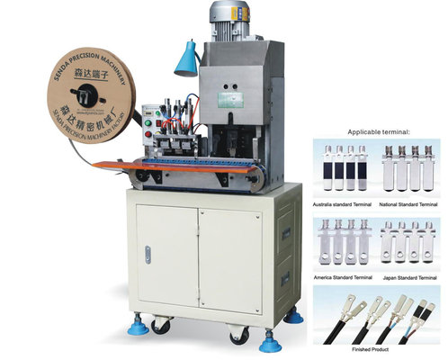 2 Pin Plug Wire Cut Strip Crimp Machine for NEMA Plug Type A
