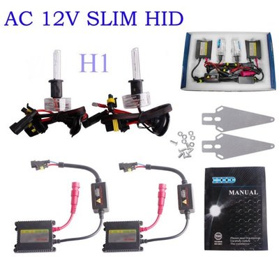 White 8000k / 10000k Xenon Lights For Cars , Slim Xenon Hid Kit