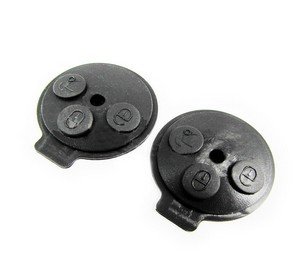 3 Buttons Rubber for Mercedes-Benz Smart