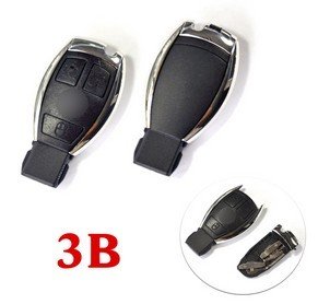 3 Buttons Smart Key Shell with the Board Plastic for 2010 Mercedes-Benz