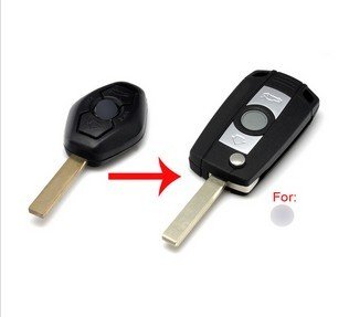 Modified Flip Remote Key Shell 3 Buttons HU92 for BMW