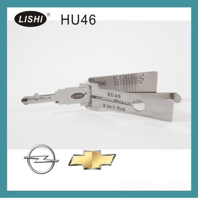 LISHI Opel/sélection in-1 et décodeur automatiques de Buick HU46 2