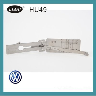 LISHI Jetta Santana HU49 2-in-1 Auto Pick and Decoder