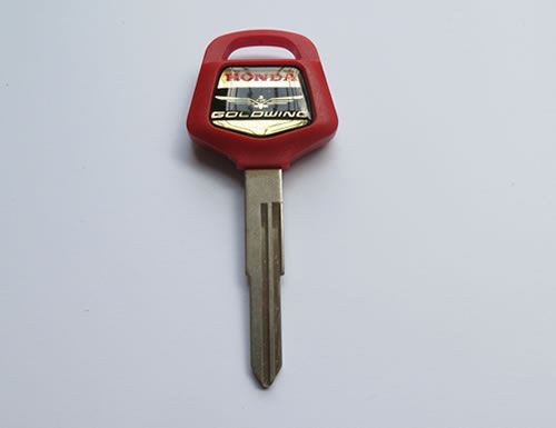 Honda motocycle key shell red color