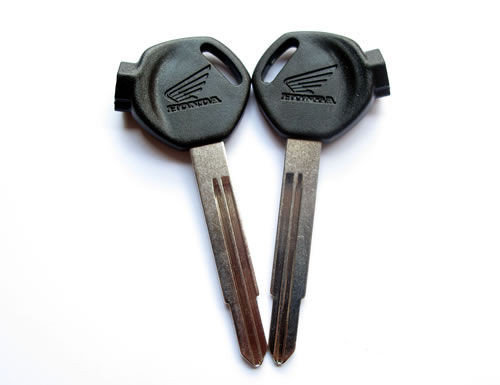 Honda Motocyle transponder key shell