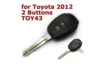 2 Buttons Remote Key Shell for 2012 Toyota
