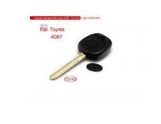 Toyota transponder key ID4D67 Toy43 (Logo separate)