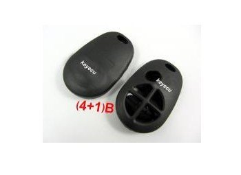 Toyota 4+1 Button Remote Key Shell