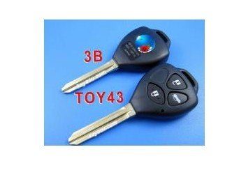 Bouton principal à distance de Shell 3 pour Toyota Camry