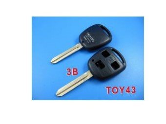 Remote Key Shell 3 Button for Toyota Without Logo Toy43