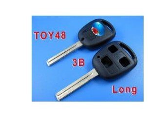 Remote Key Shell for Toyota 3 Button Toy48 (Long)