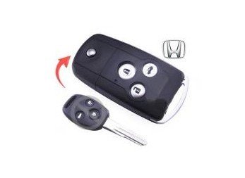 Modified Remote Key Shell 3 Button For Honda 2.3