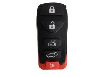 Remote Rubber 4+1 Button for Nissan