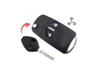 Modified Remote Key Shell 2 Button For Mitsubish