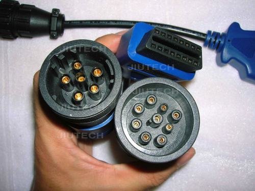 6 / 9 Pin Truck Diagnostic Cable / Professional Auto Repair Kit