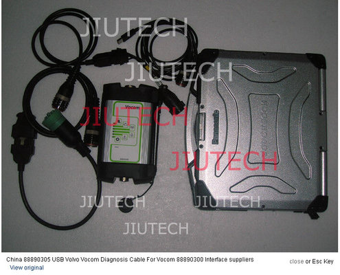 88890305 USB Volvo Vocom Diagnosis Cable For Vocom 88890300 Interface