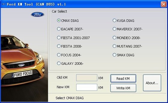 Ford KM Tool CAN BUS Professional Mileage Correction Kits